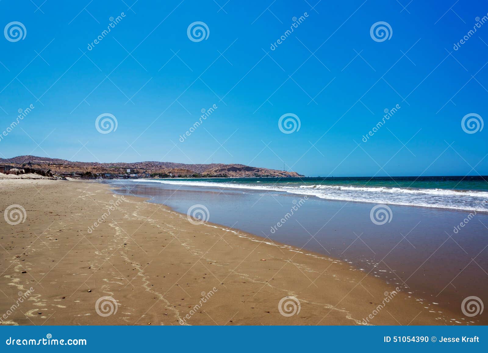 Beach in Mancora, Peru stock photo. Image of ocean, destination - 51054390
