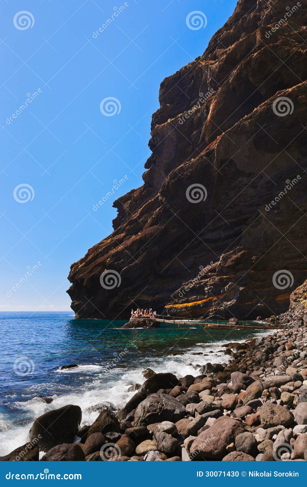 Beach Masca in Tenerife Island - Canary Stock Photo - Image of rocks ...