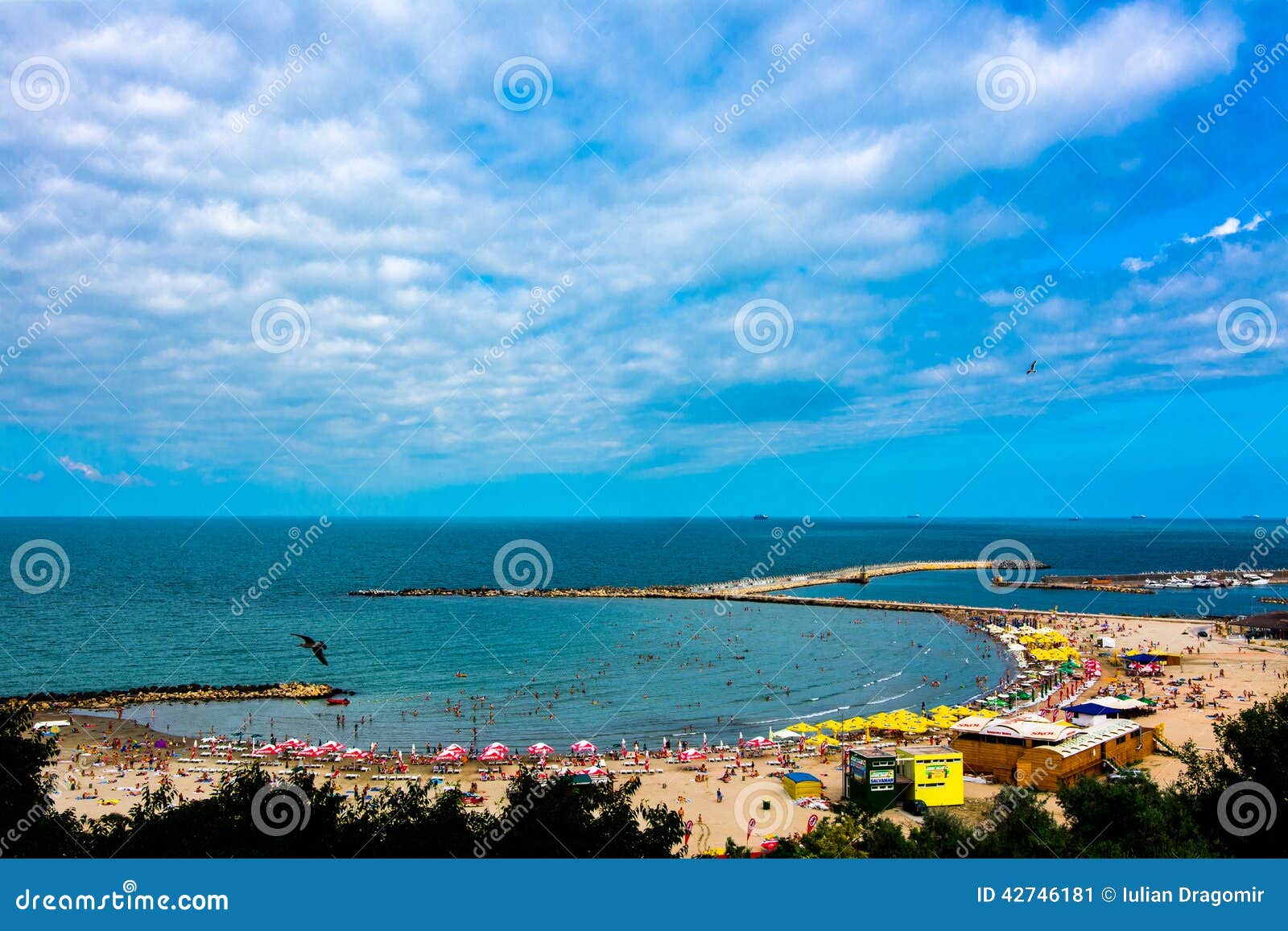 Modern Beach Constanta editorial photo. Image of constanta - 42746181