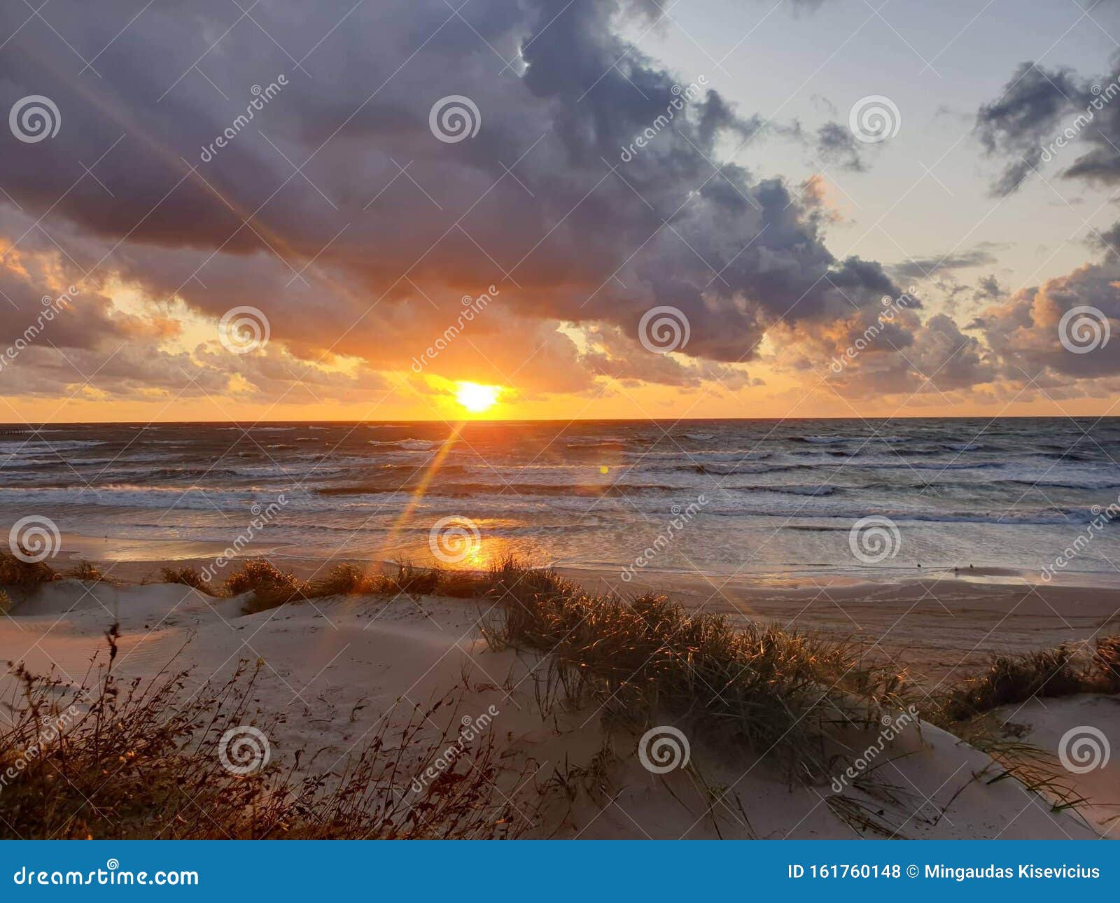 Beach stock photo. Image of sunset, nature, beach, landscape - 161760148