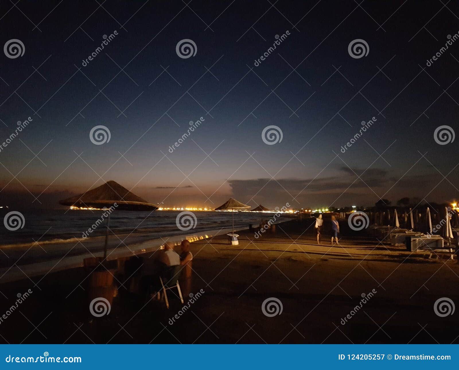 Beach stock image. Image of durres, albania, beautiful - 124205257