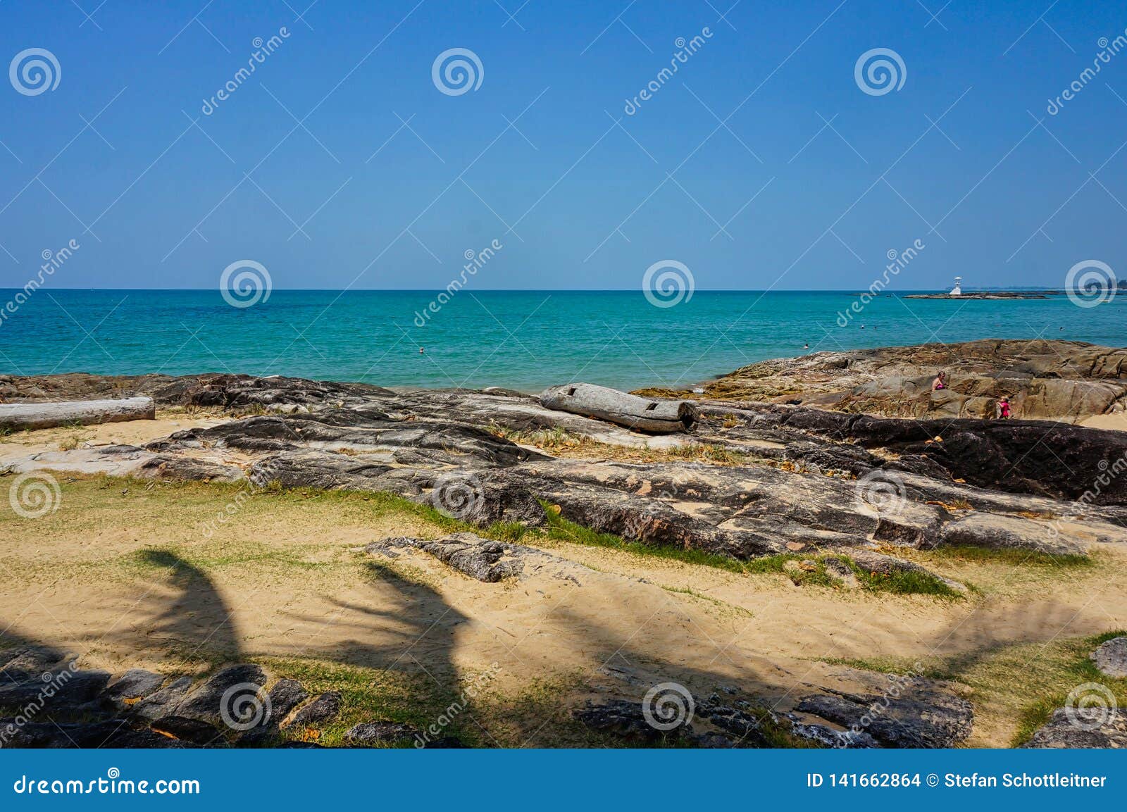 Beach with No People and Rocks Stock Photo - Image of landscape, baltic ...