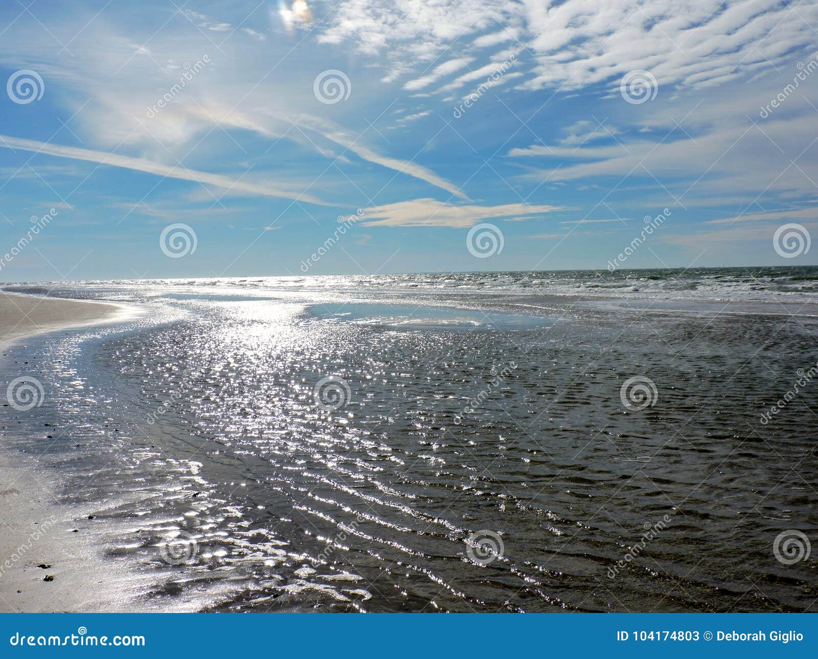 Beach in November stock image. Image of sand, blue, morning - 104174803