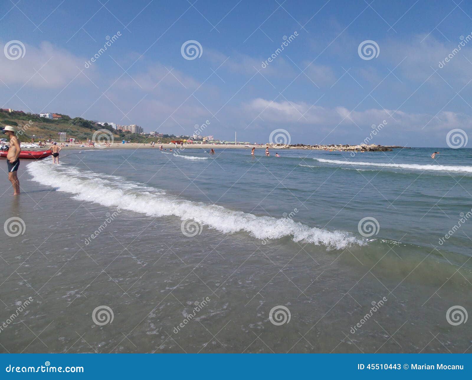 Beach overview editorial stock photo. Image of aerial - 45510443