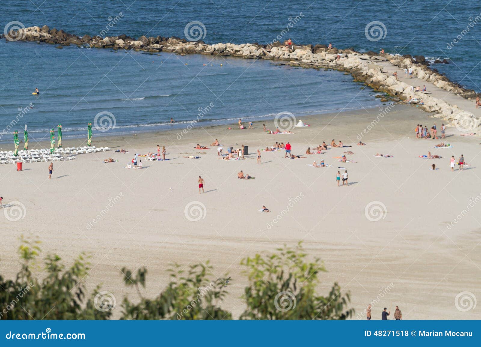 Beach overview editorial stock photo. Image of overview - 48271518