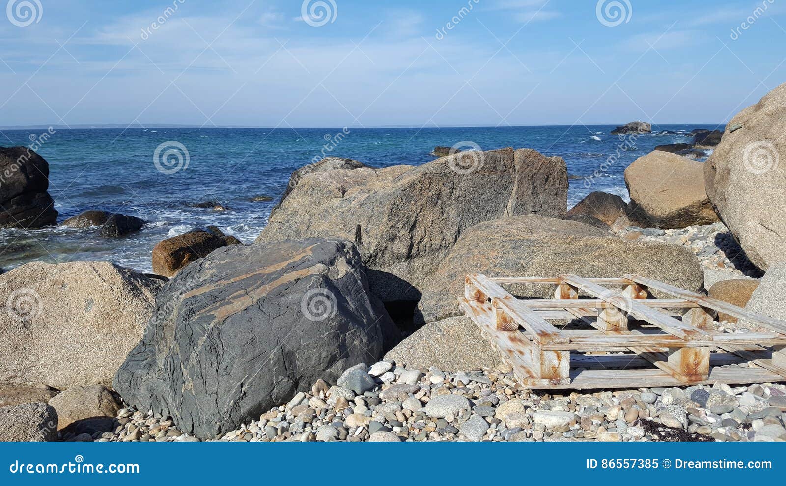 Beach pallet stock image. Image of driftwood, ocean, outdoors - 86557385
