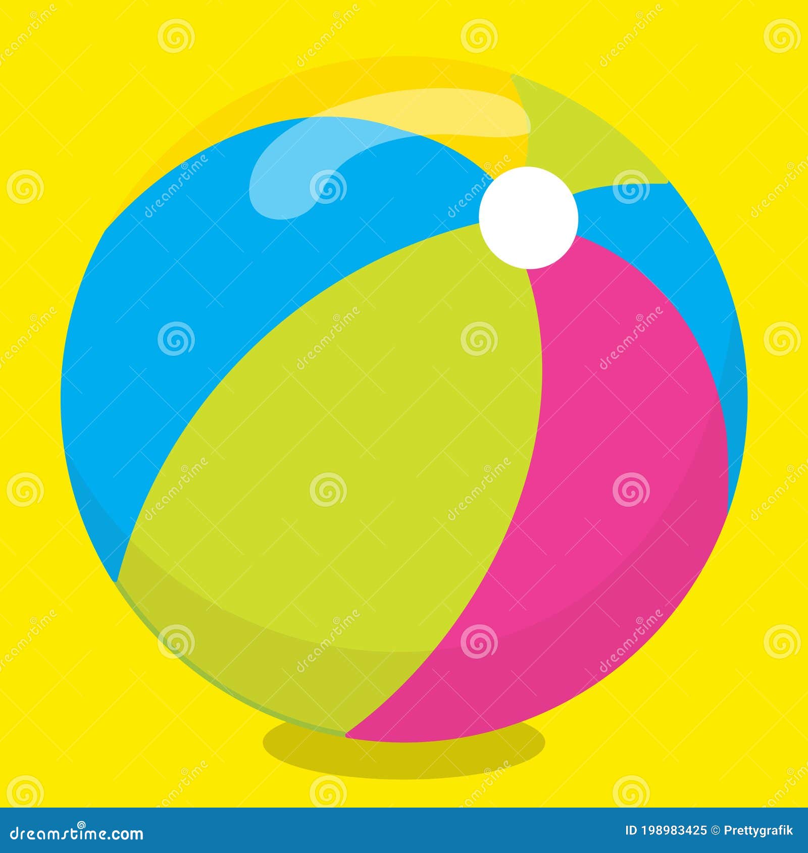 Beach Party Ball 15 stock vector. Illustration of vector - 198983425