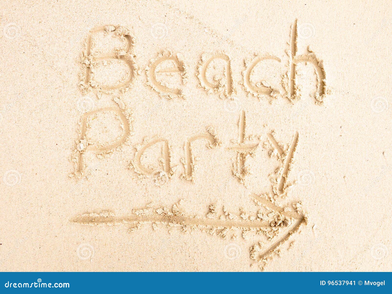Beach Party stock image. Image of line, waves, port, sand - 96537941