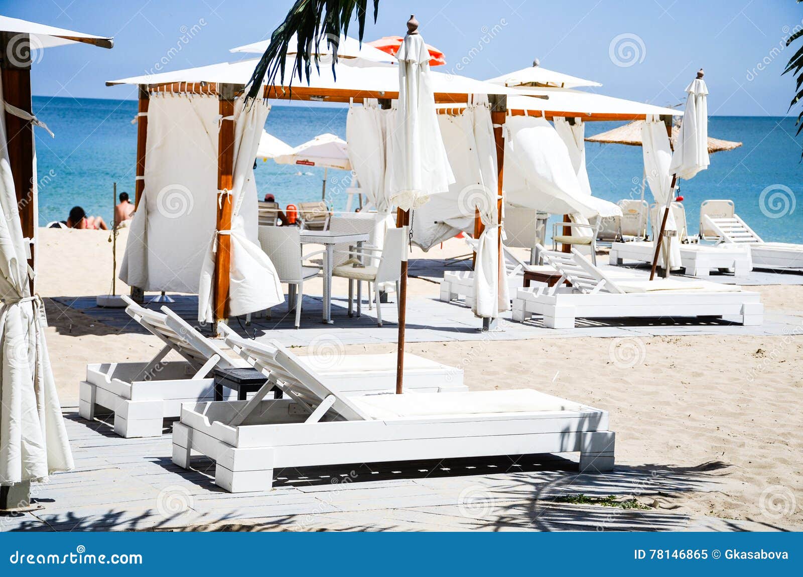 Beach pavilion editorial image. Image of building, cabin - 78146865