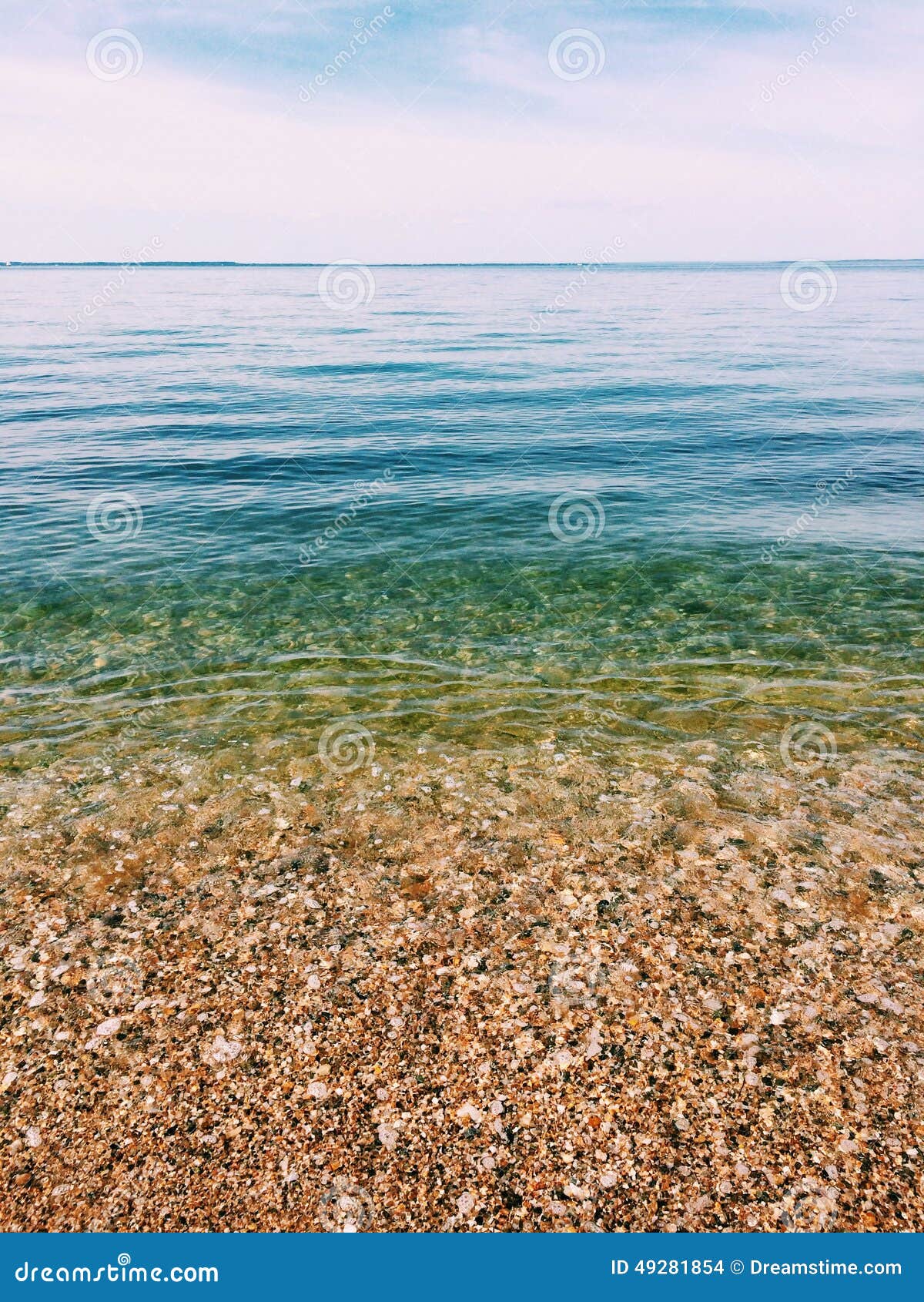 Beach stock photo. Image of water, ocean, pebbles, calm - 49281854