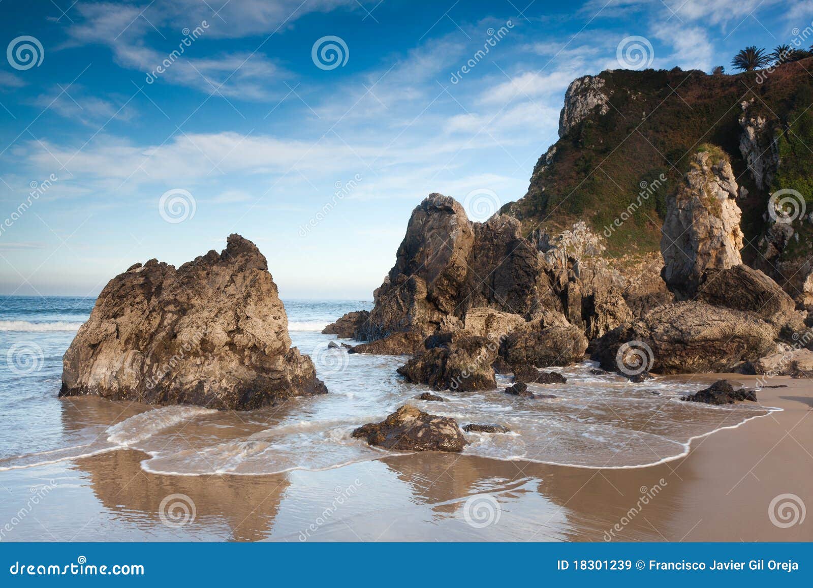 Beach of Pechon stock image. Image of stone, nature, rocks - 18301239
