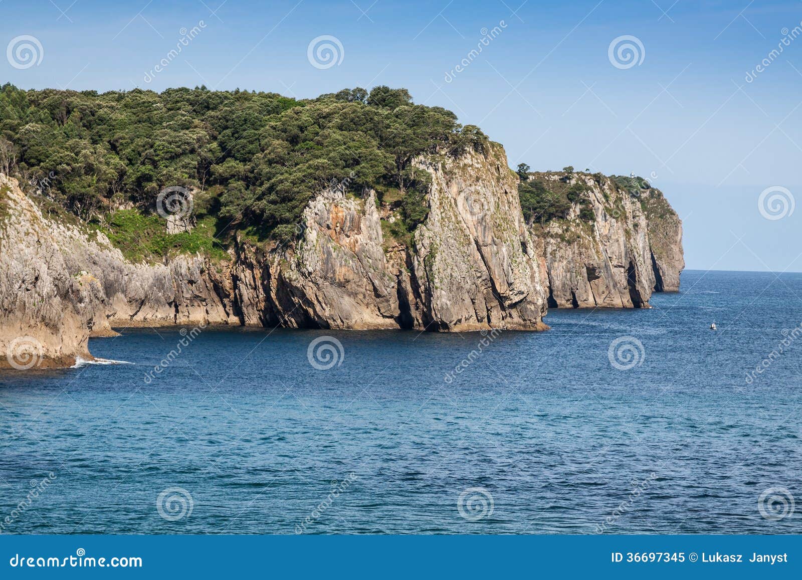 Beach of Pechon stock image. Image of national, azure - 36697345