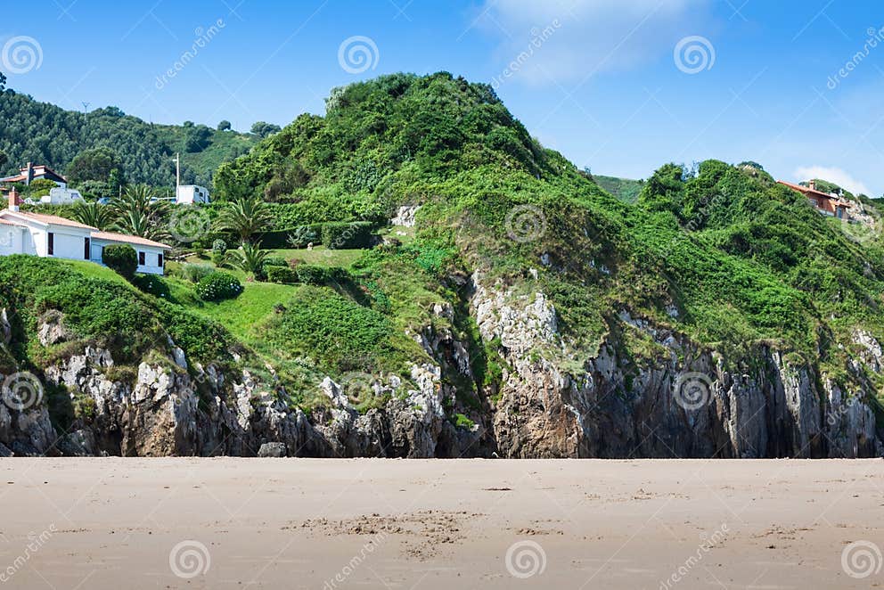 Beach of Pechon stock photo. Image of rock, national - 36697962