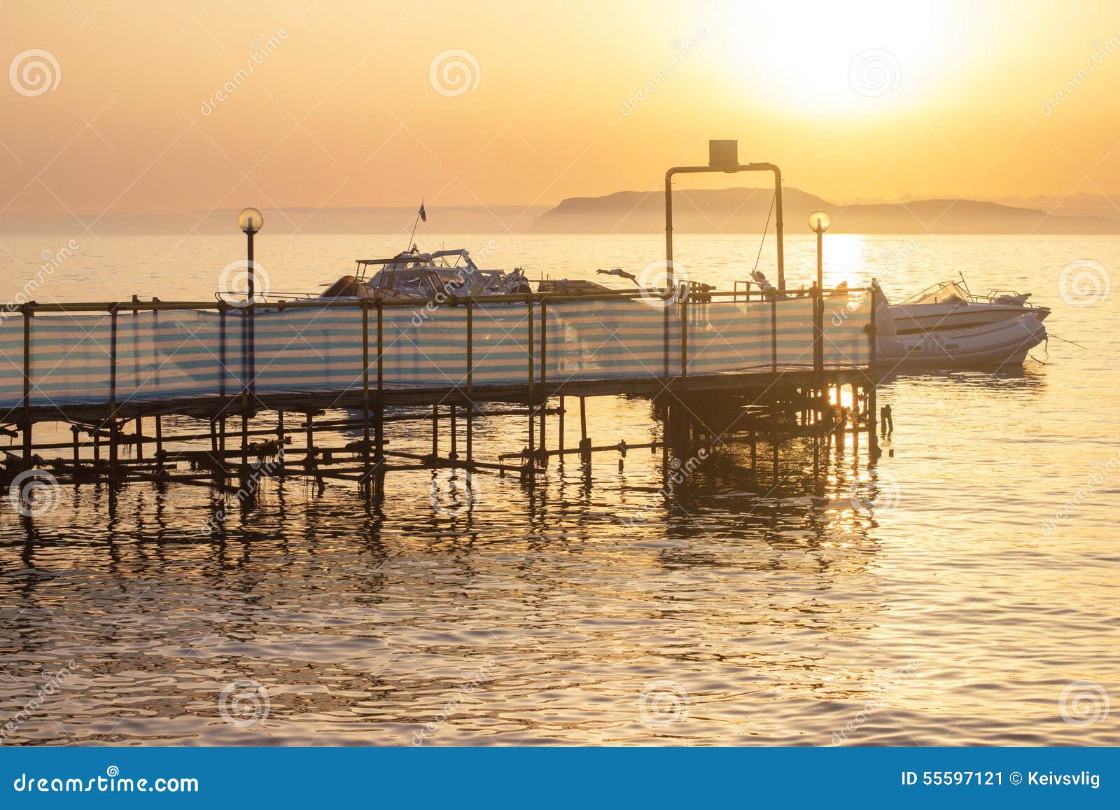 Beach pier boats islands stock image. Image of leisure - 55597121