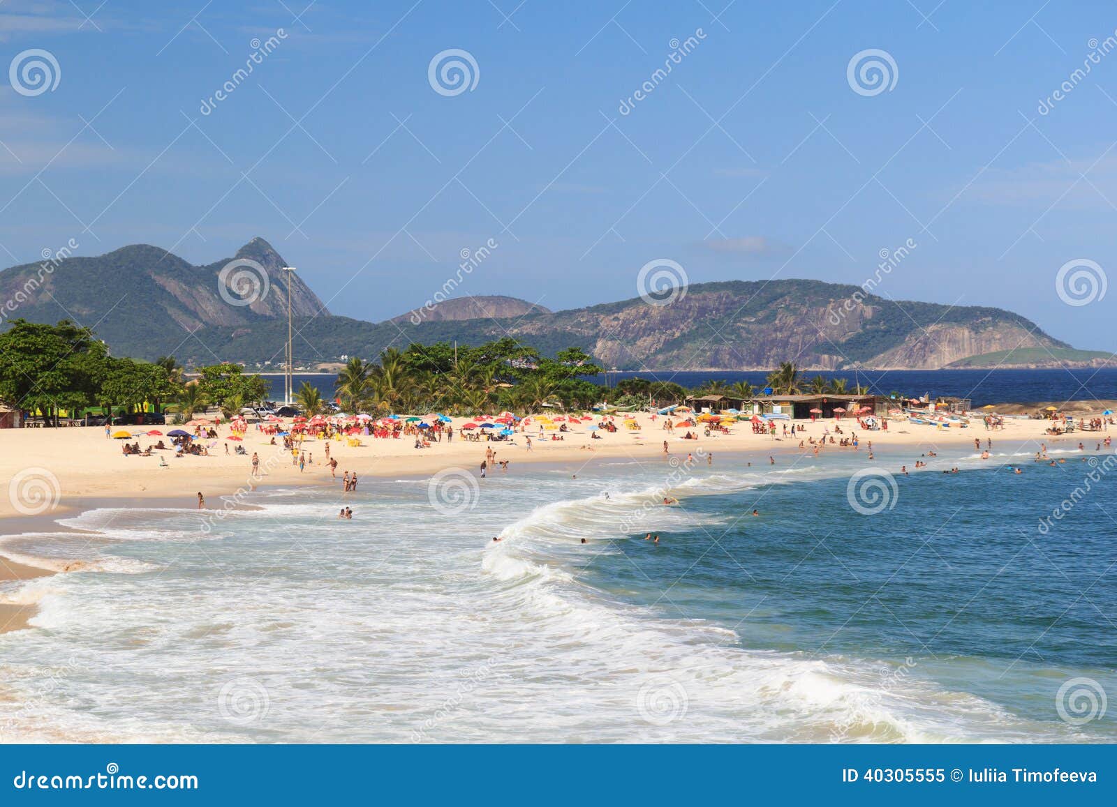 Beach Piratininga Niteroi Rio De Janeiro Stock Image - Image of beach ...