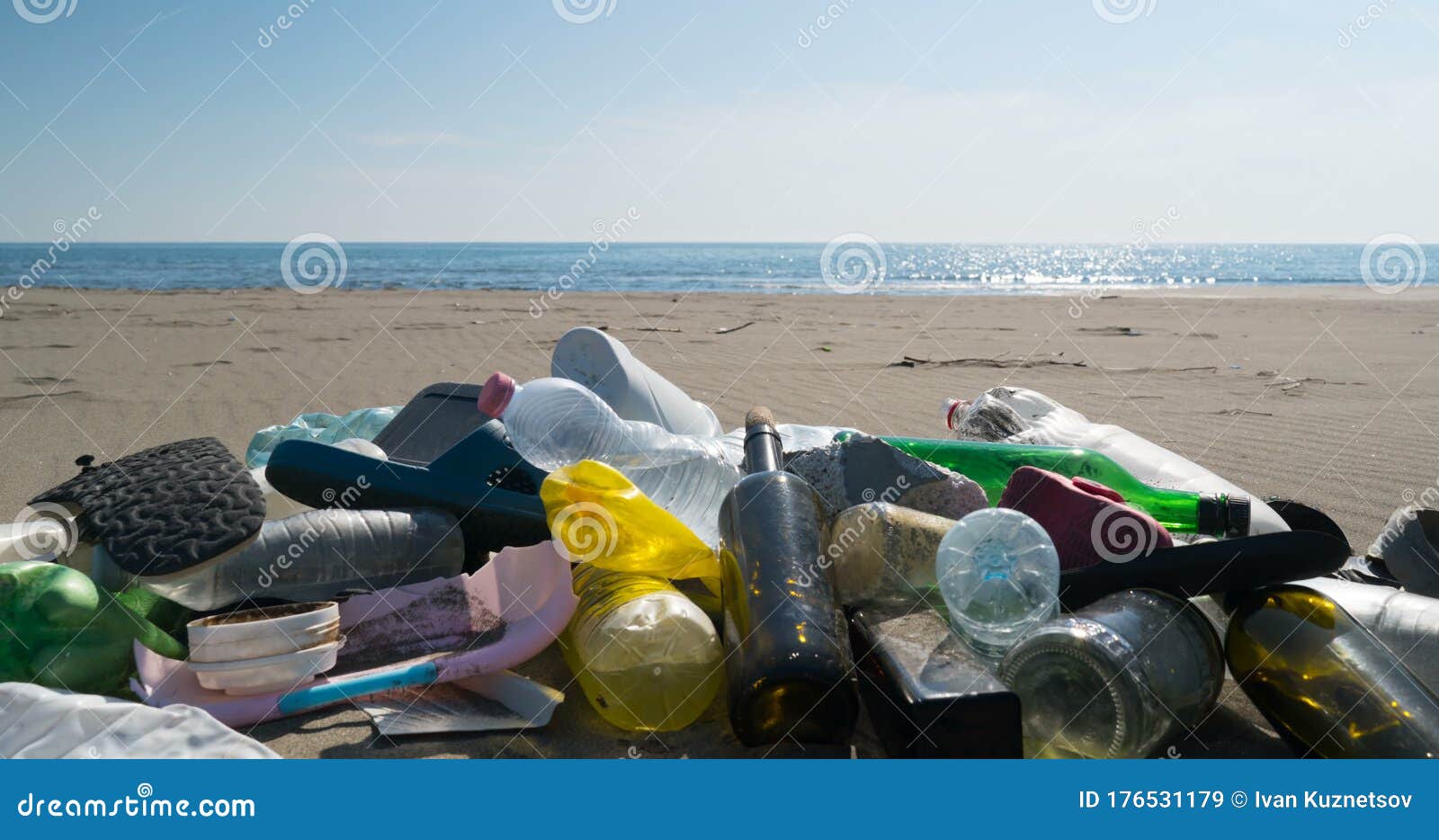 Beach Pollution by Garbage, Stop Motion Animation Stock Video - Video ...