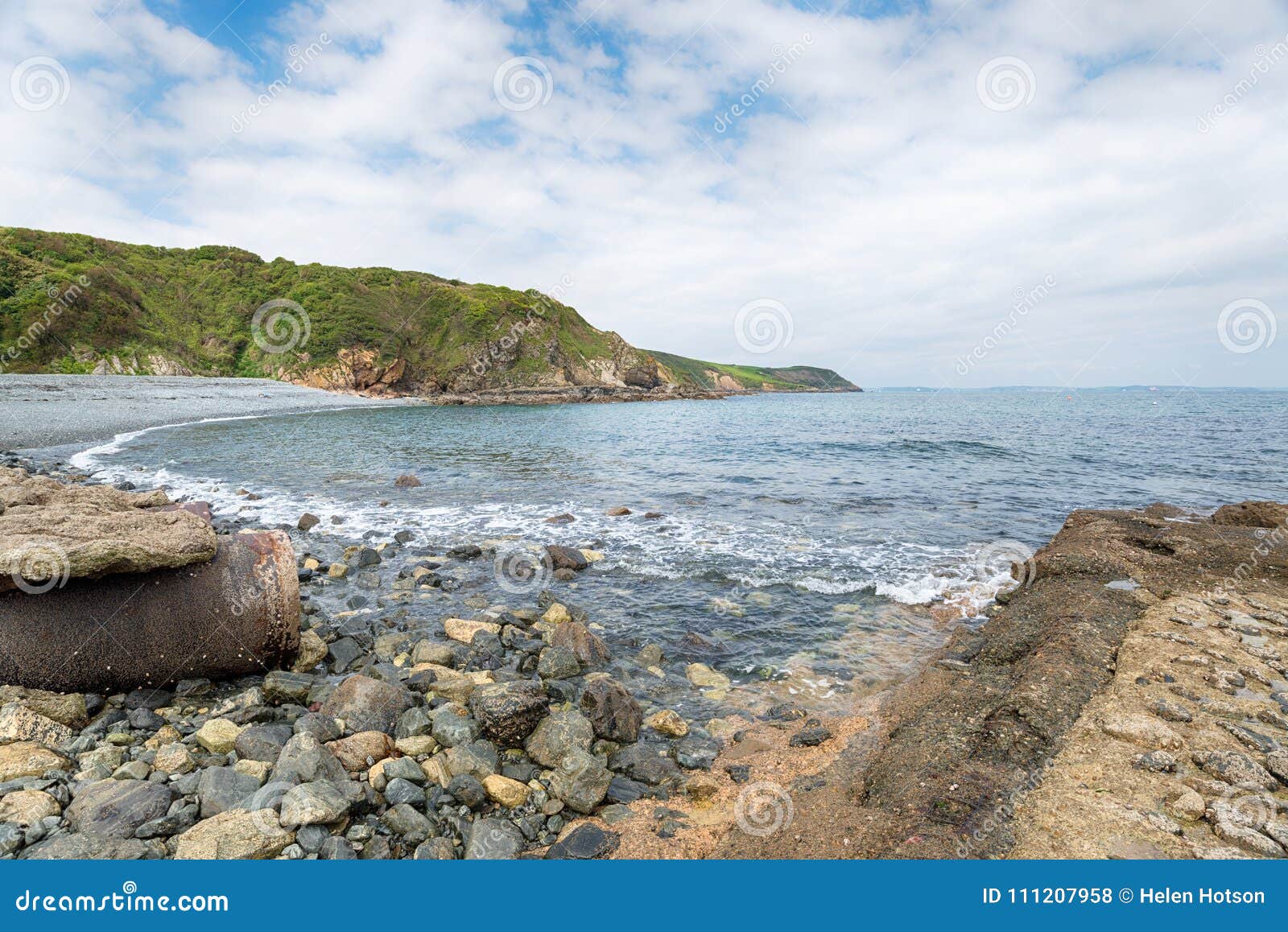 Porthallwo Cove in Cornwall Stock Photo - Image of beautiful, cornish ...