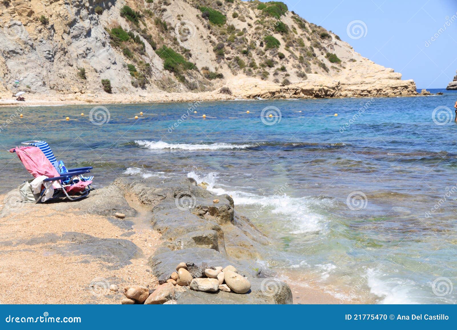 Beach Portixol Javea Spain stock photo. Image of spain - 21775470