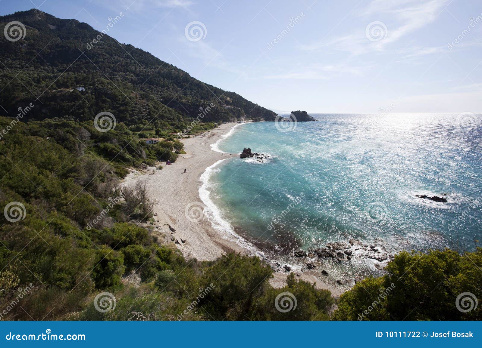 Beach Potami in Island Samos in Greece Stock Photo - Image of holiday ...