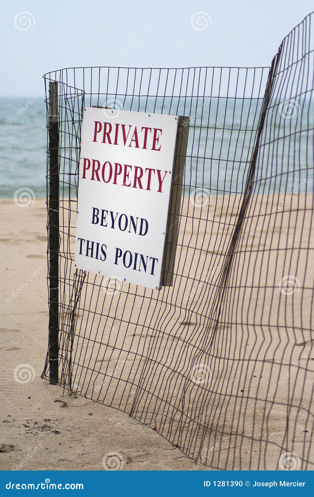 Beach Private Property Sign Stock Photo - Image of damage, oceanfront ...