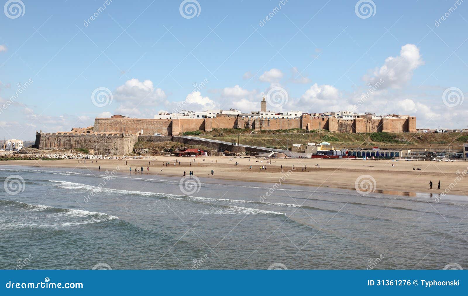 Beach in Rabat, Morocco editorial photo. Image of ocean - 31361276