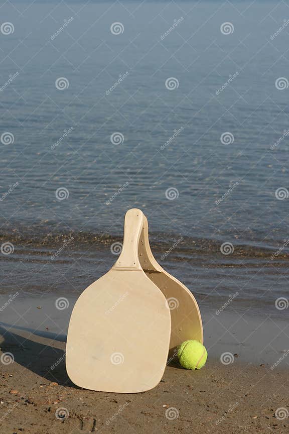 Beach rackets stock photo. Image of sport, tennis, holidays - 7899330