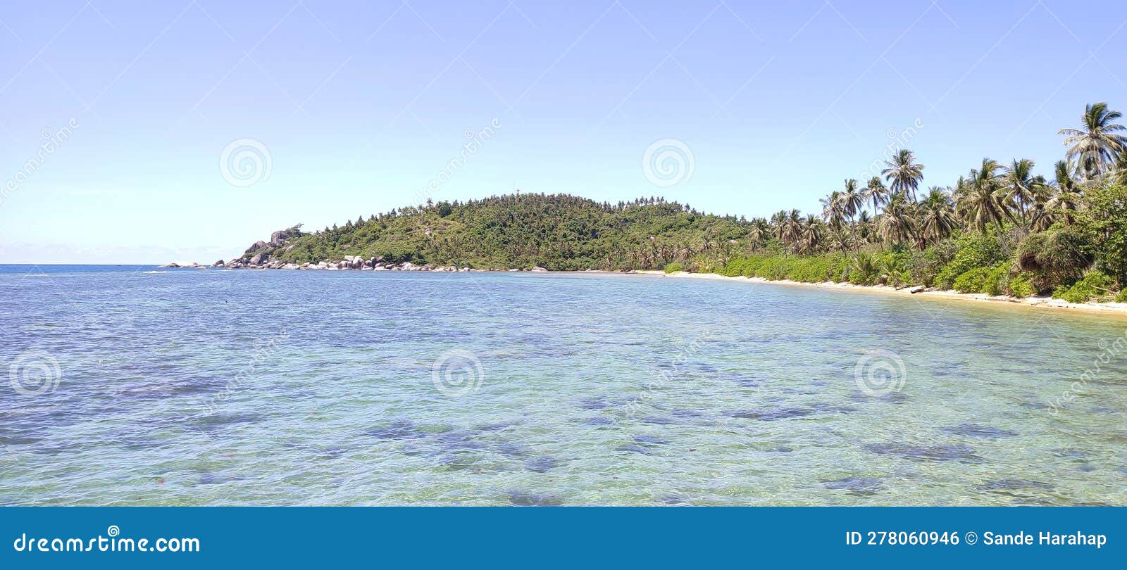A Beach at Ranai City, Natuna Island Stock Photo - Image of city ...