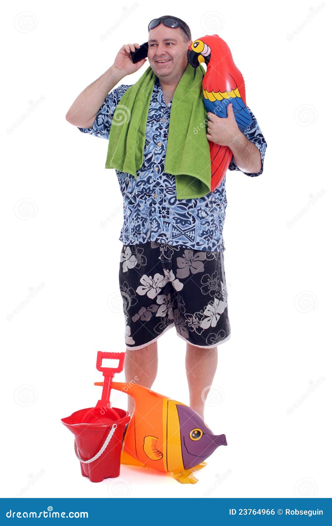 Beach ready stock photo. Image of mobile, ready, shovel - 23764966