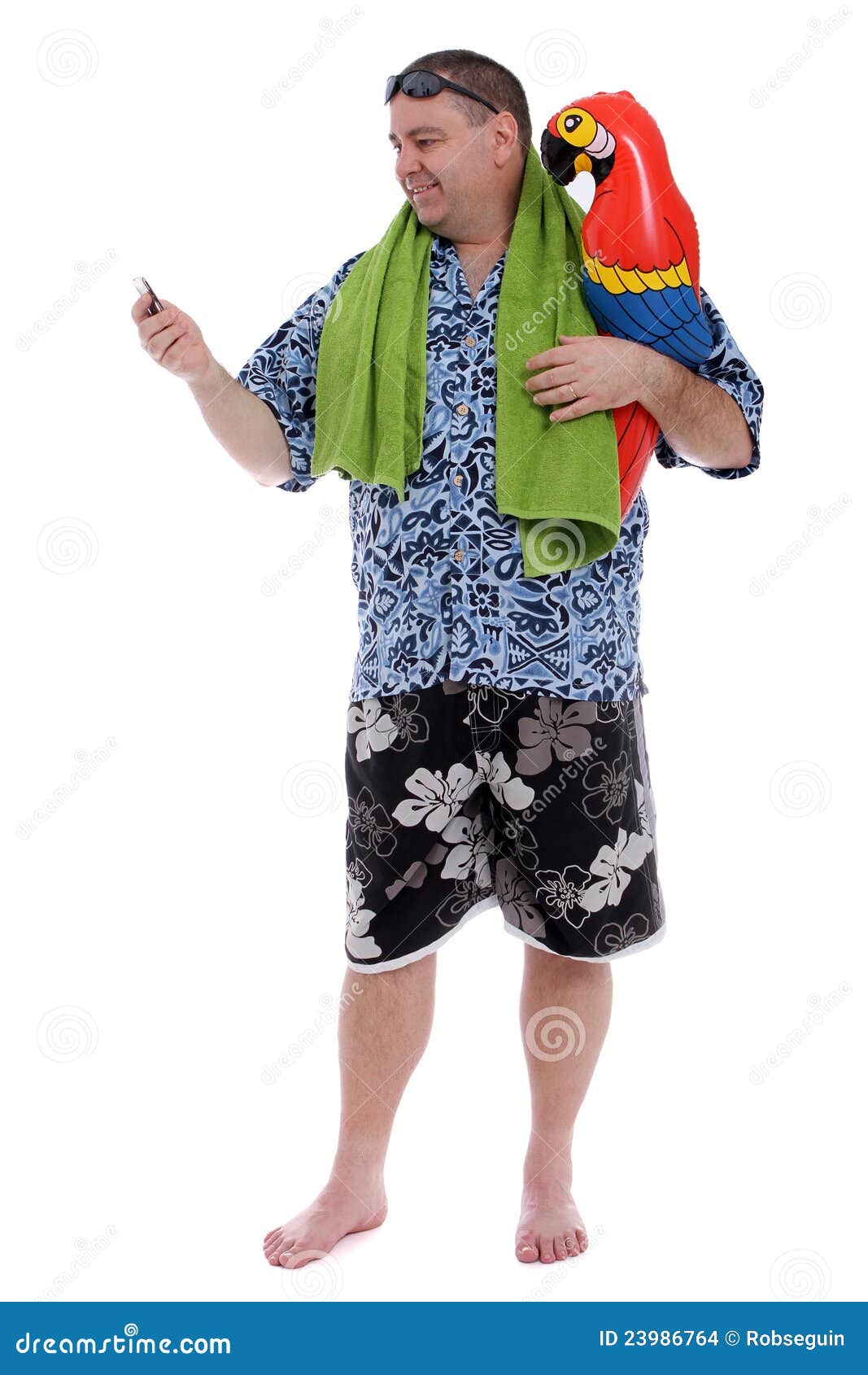 Beach ready stock photo. Image of summer, vacation, parrot - 23986764