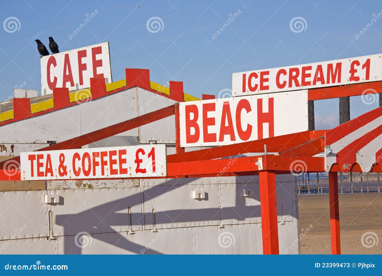 Beach refreshments stock image. Image of littoral, sunshine - 23399473