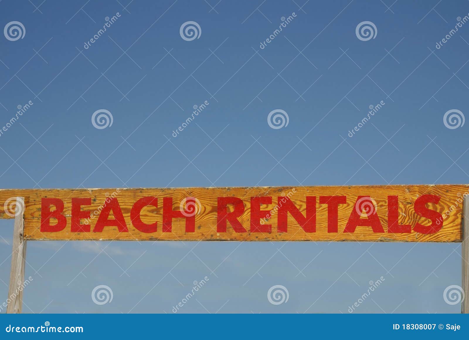 Beach Rentals Sign stock image. Image of ocean, coastline - 18308007