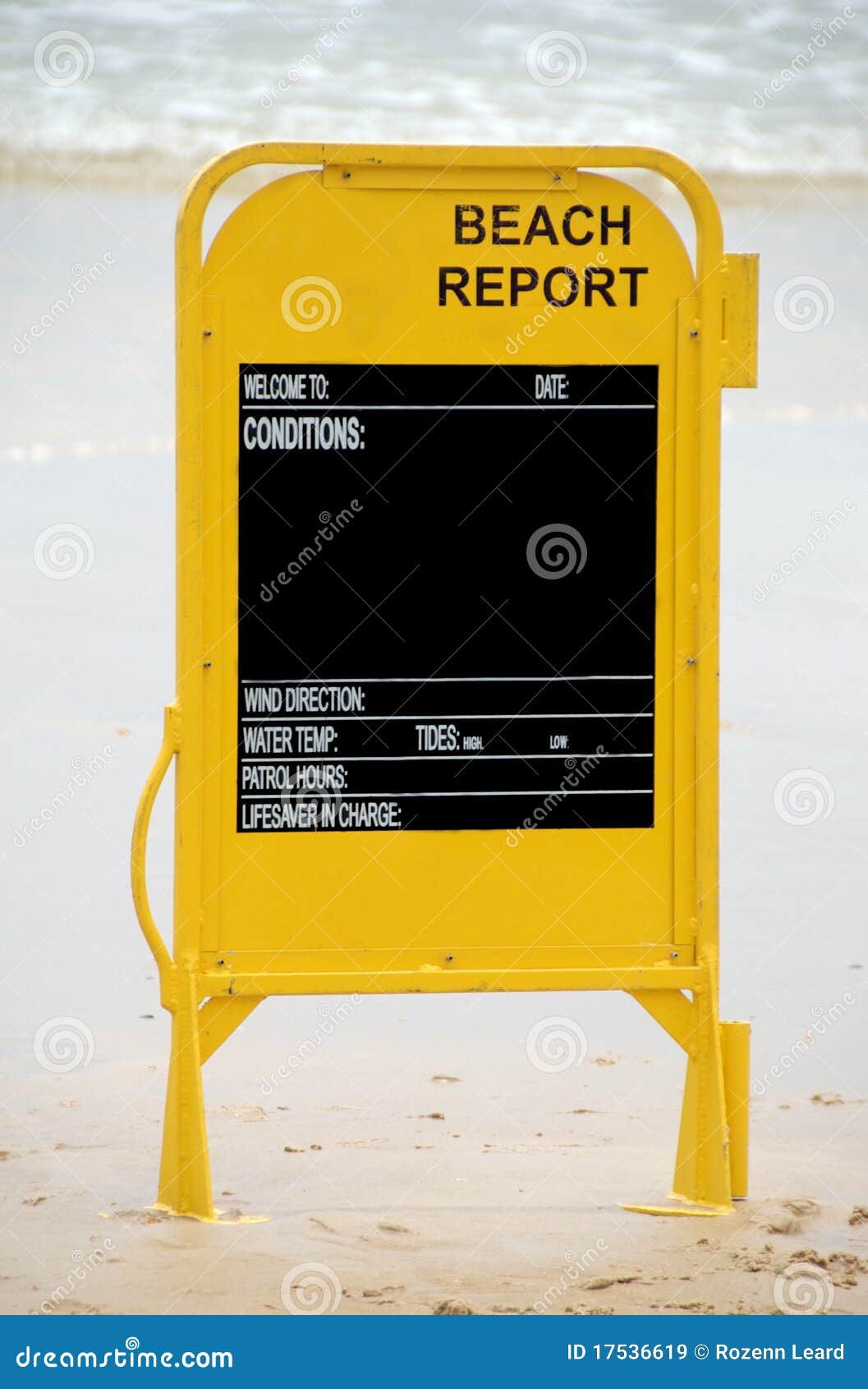 Beach report stock image. Image of protection, water - 17536619