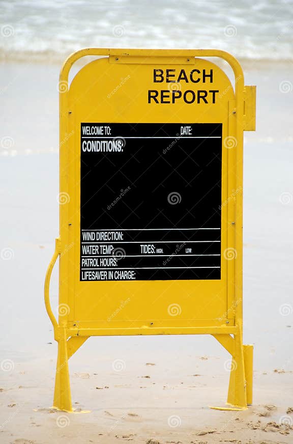 Beach report stock image. Image of protection, water - 17536619