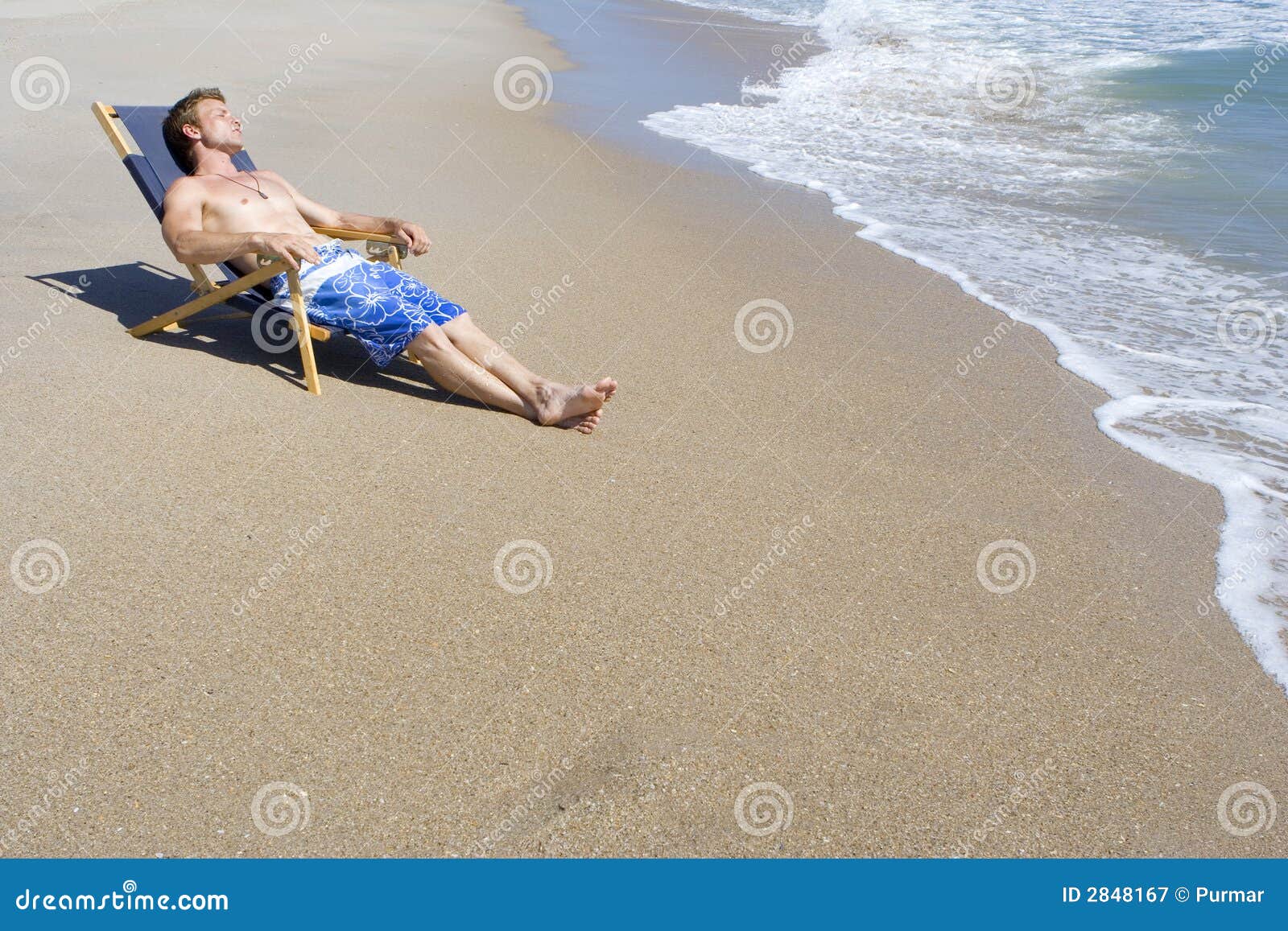 Beach rest stock image. Image of male, beach, seclusion - 2848167