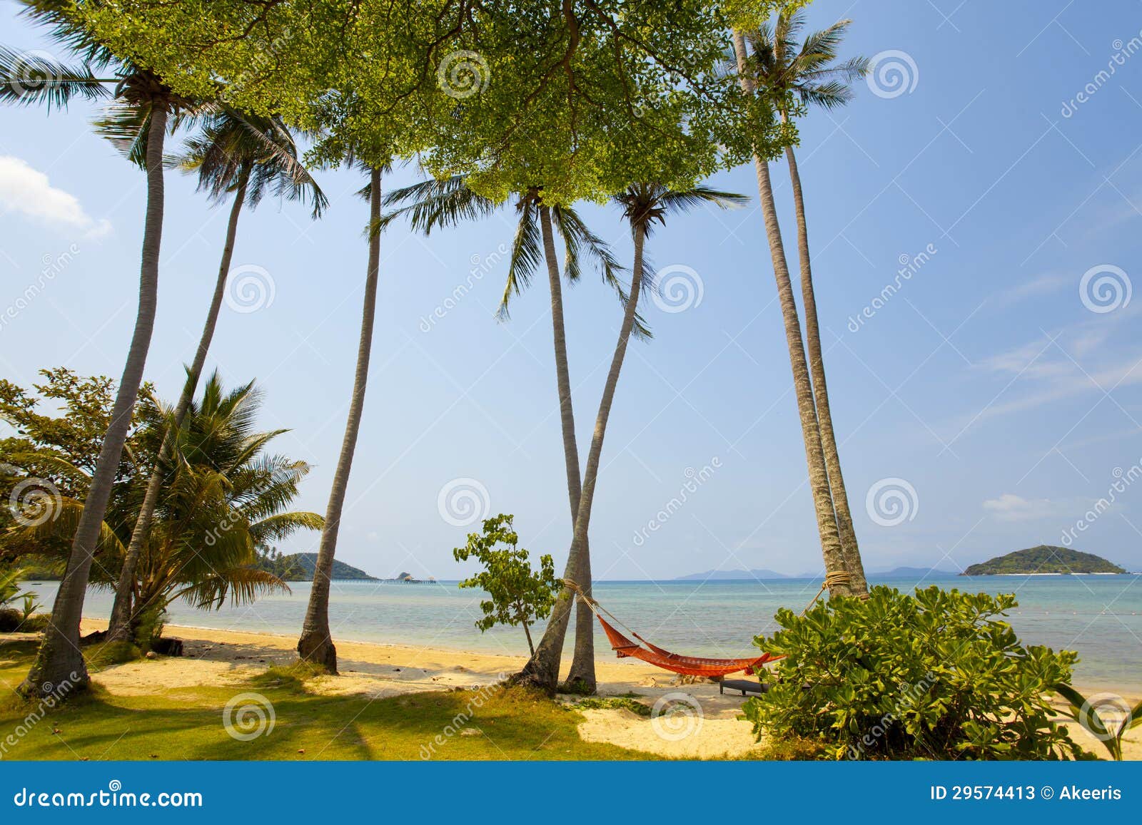 Beach rest stock image. Image of life, blue, coconut - 29574413