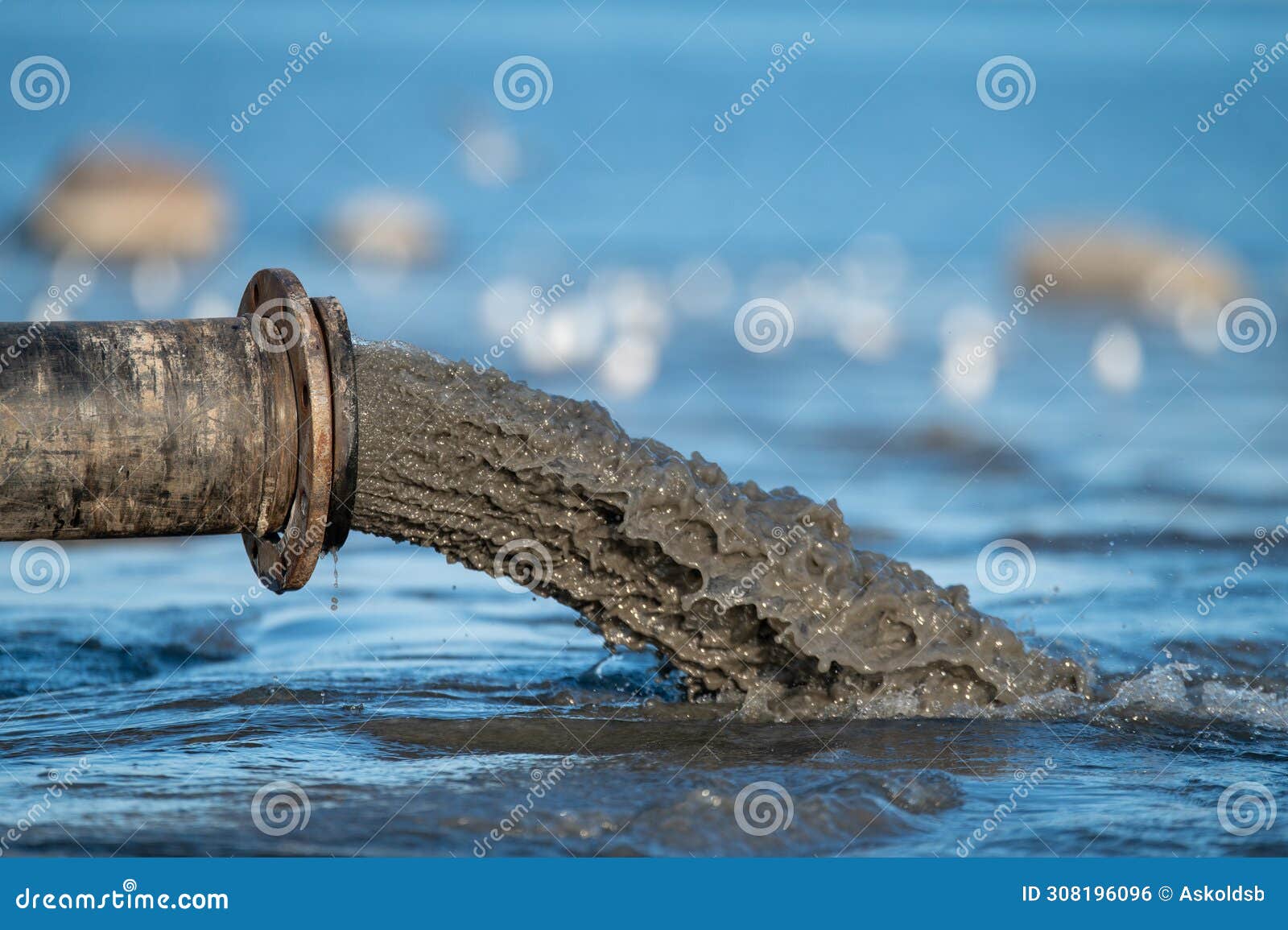 Beach Restoration Using a Sand Transfer System Stock Photo - Image of ...
