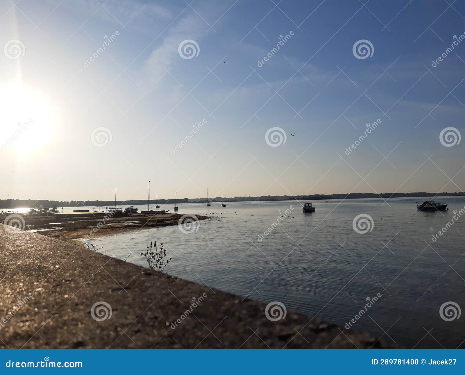 Beach- Rewa Poland stock photo. Image of coast, dusk - 289781400