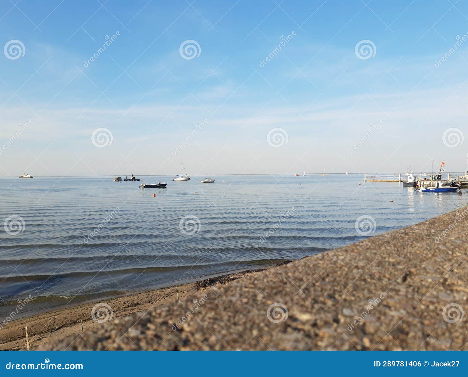 Beach -Rewa Poland stock photo. Image of ocean, cloud - 289781406
