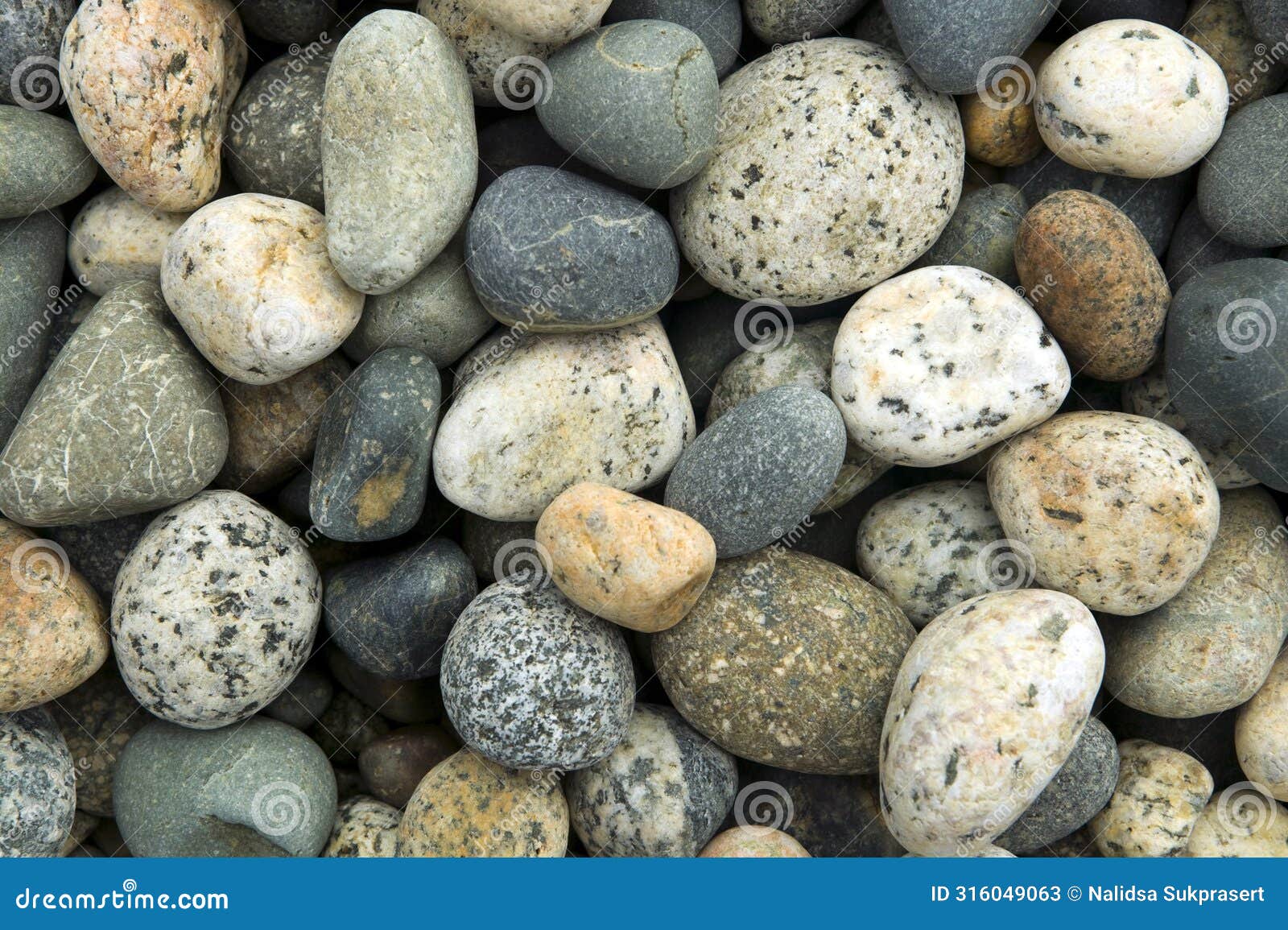 Beach River Rock Natural Pattern Texture Background Stock Image - Image ...
