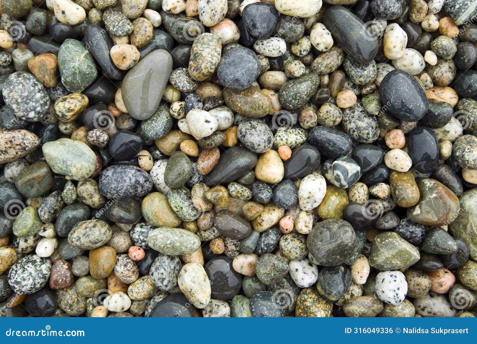 Beach River Rock Natural Pattern Texture Background Stock Photo - Image ...