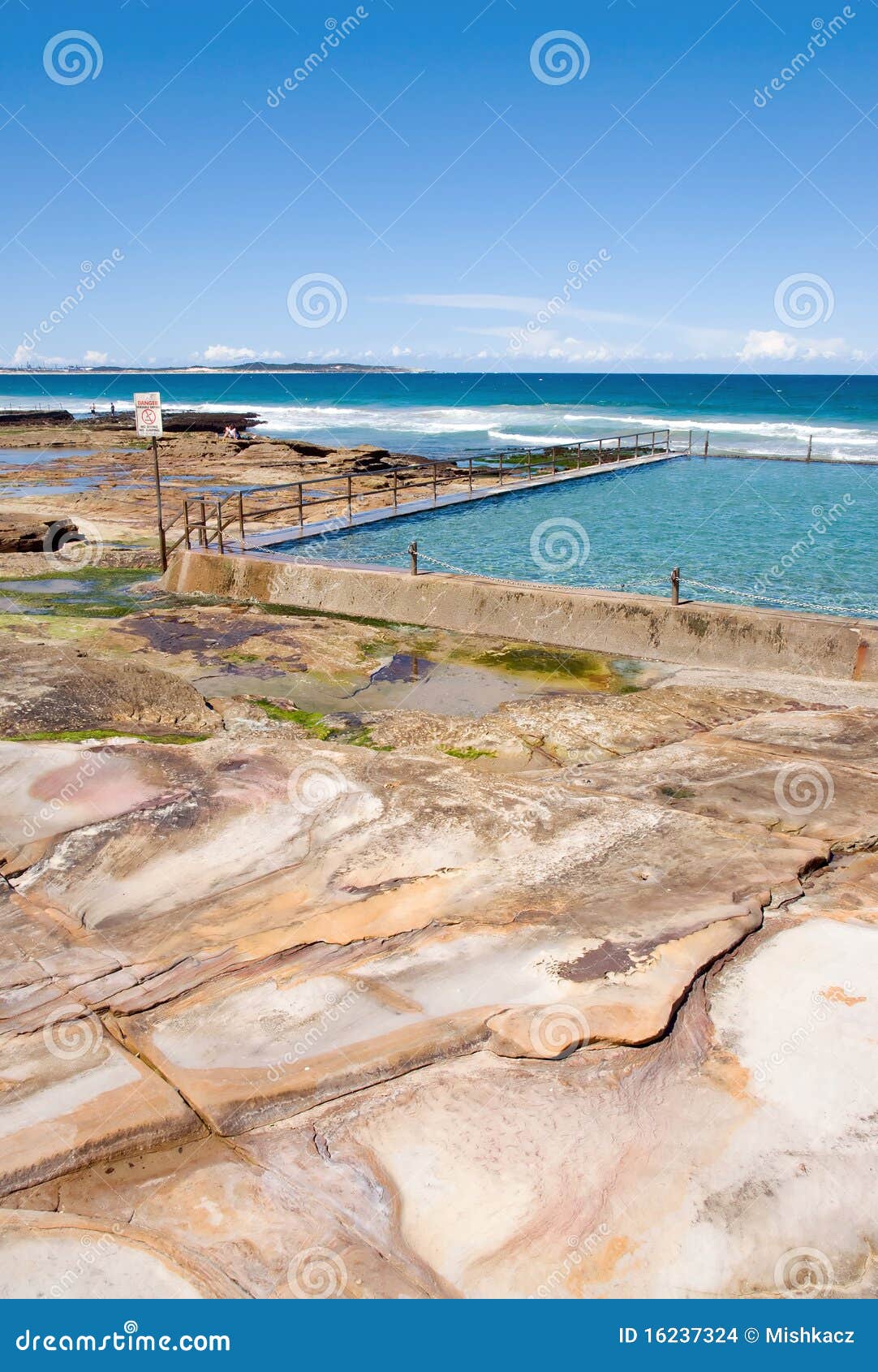 Beach rock pool stock photo. Image of calm, expedition - 16237324
