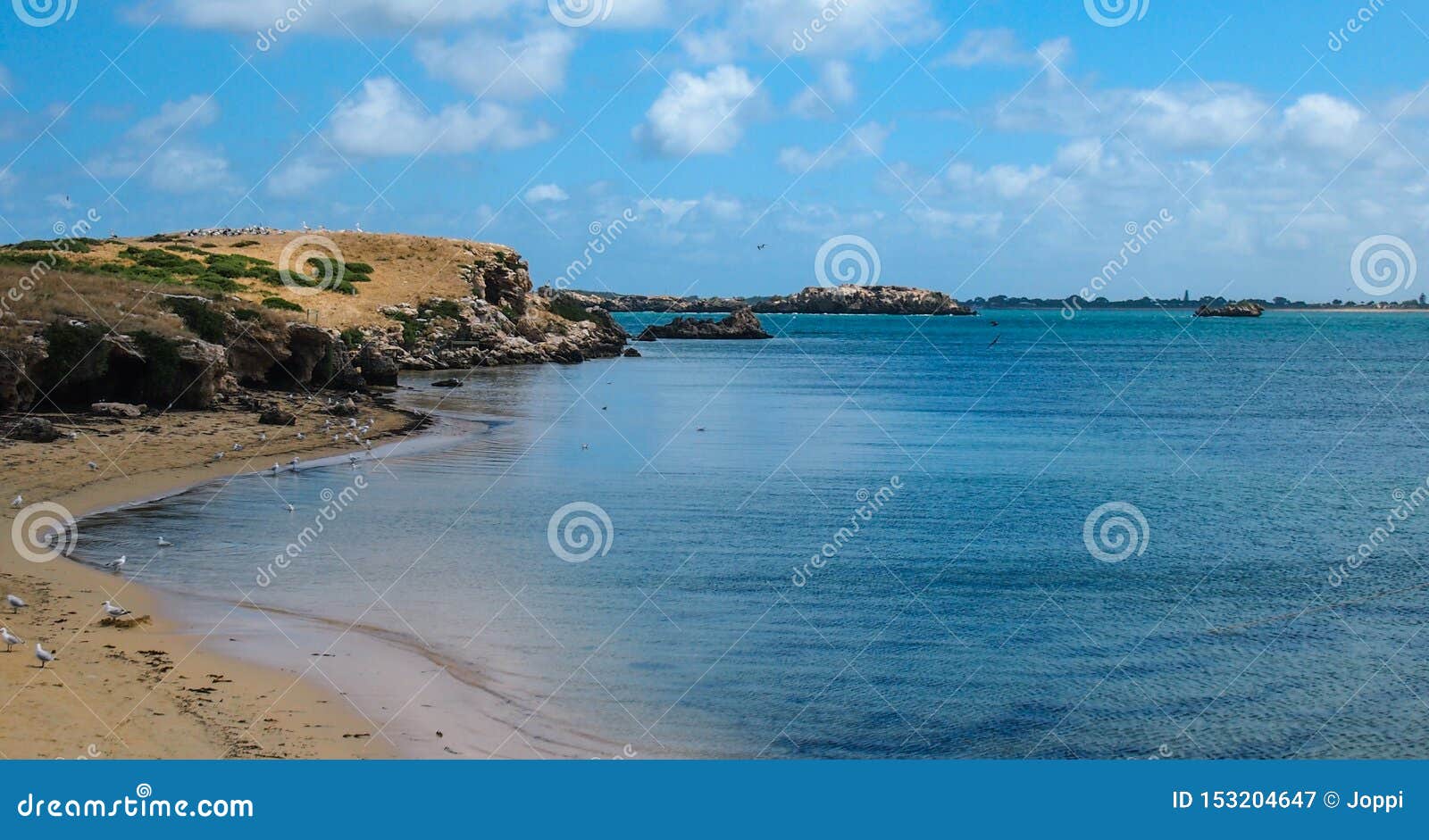 Beach in Rockingham, Western Australia, Australia Stock Image - Image ...