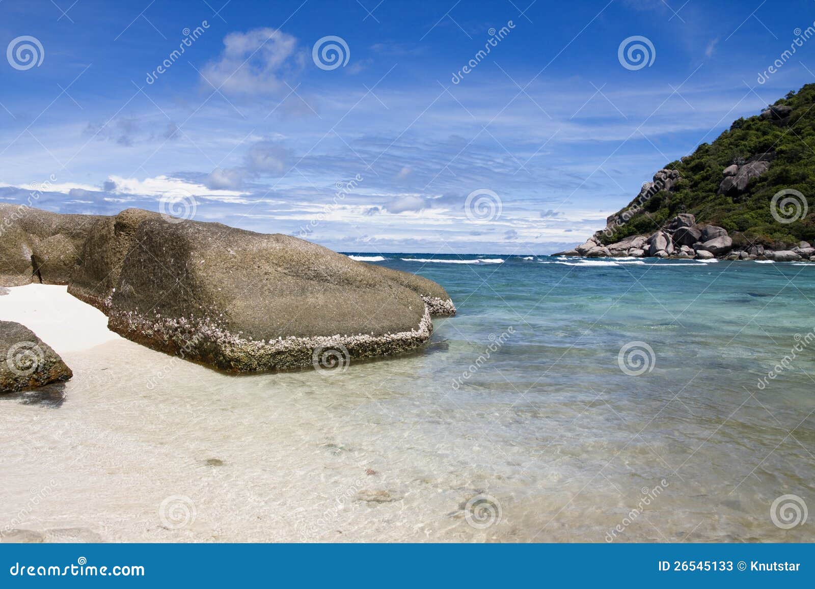 Beach and rocks stock image. Image of fishing, relaxation - 26545133
