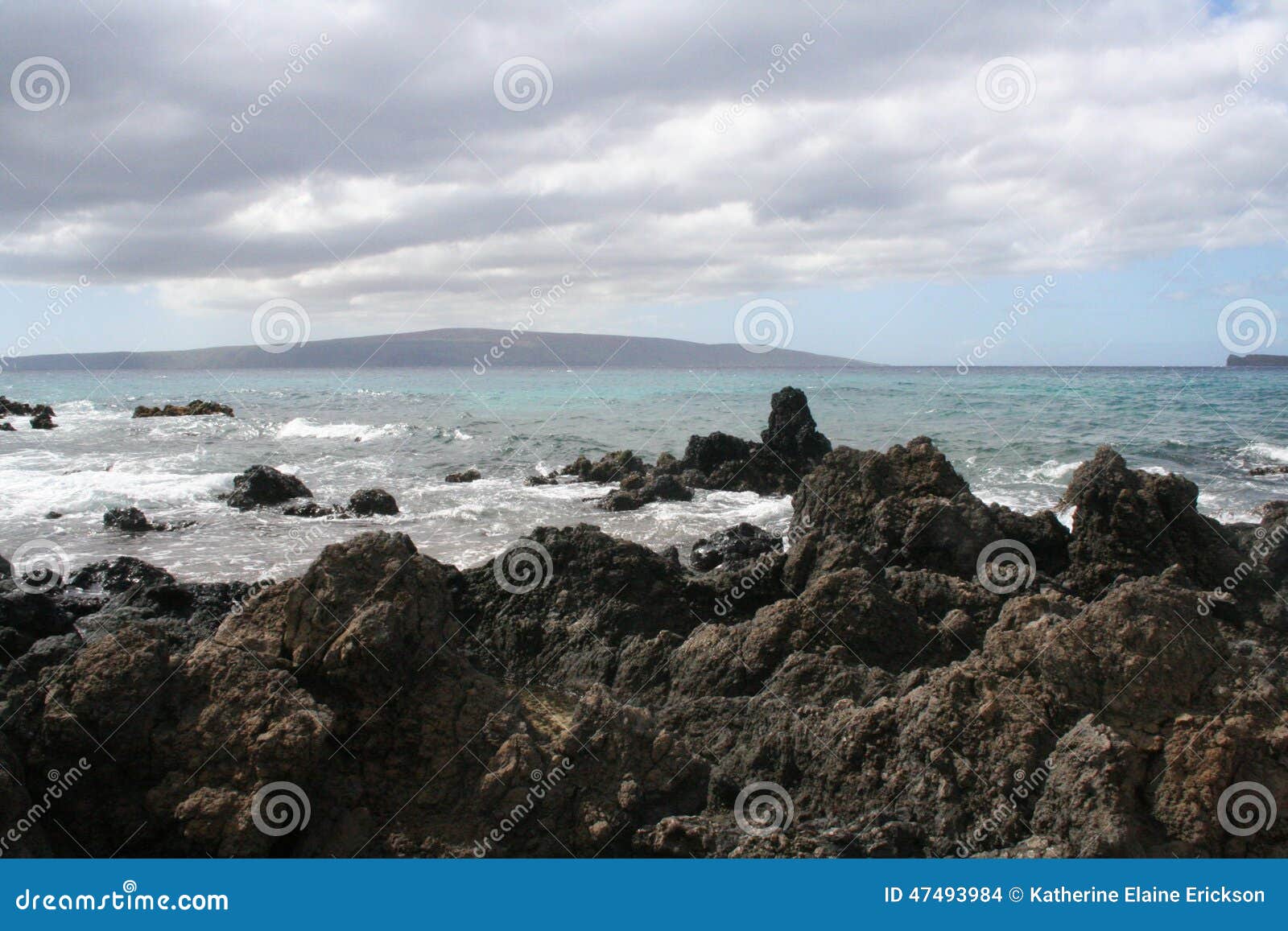 Beach Rocks stock photo. Image of clouds, destination - 47493984
