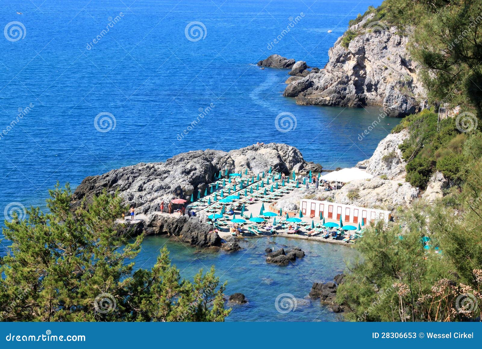 Beach between the Rocks in Talamone, Italy Editorial Stock Photo ...