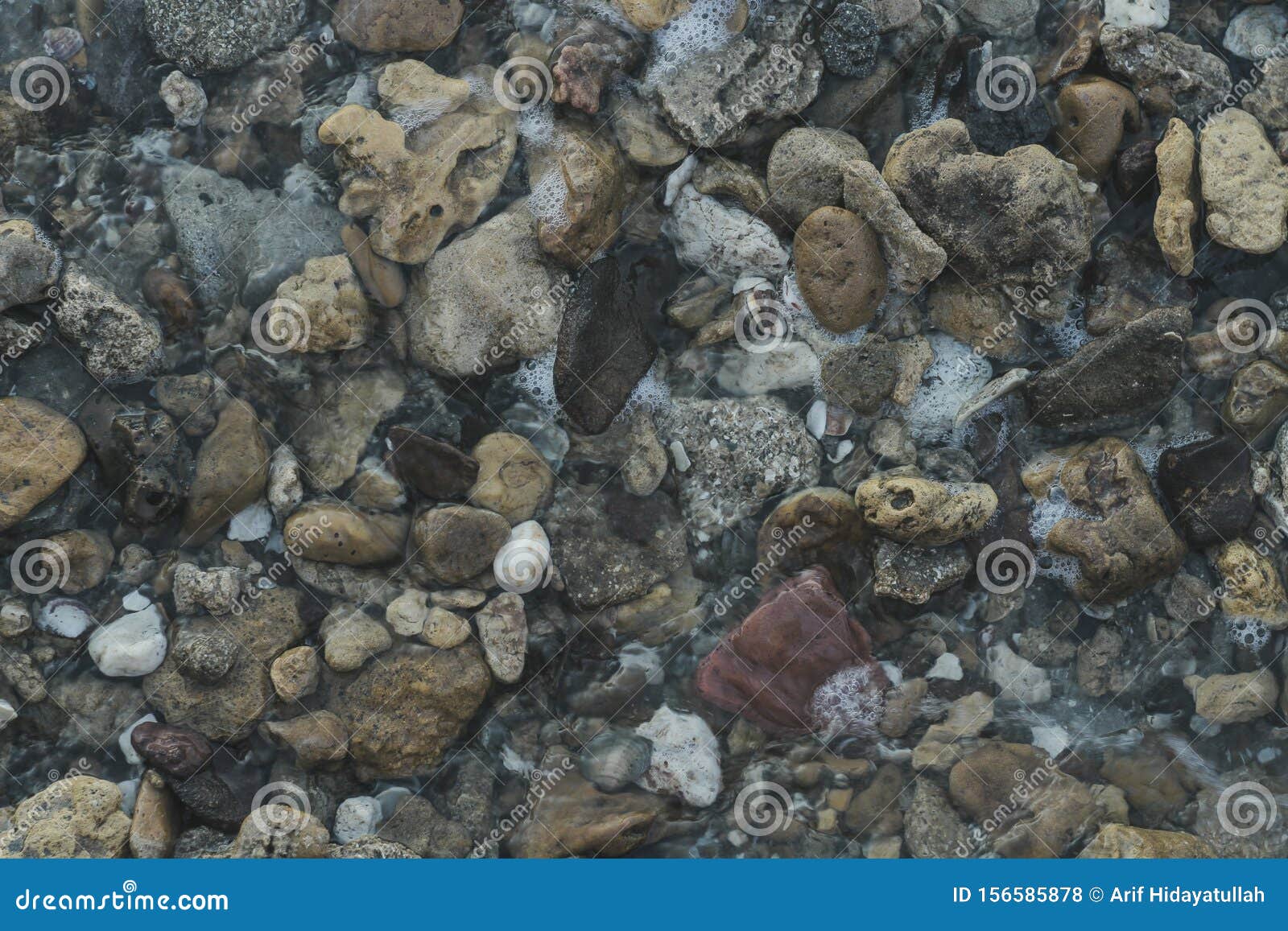 Beach Rocks from the Top Angle of the Wallpaper Stock Photo - Image of ...