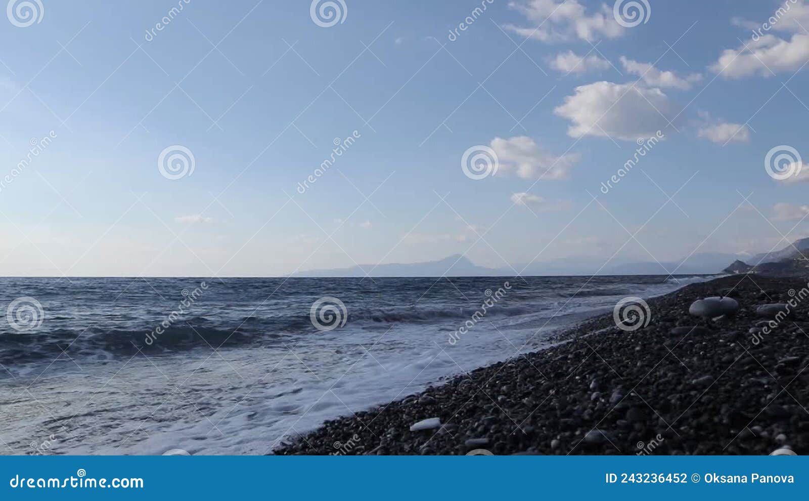 Beach Rough Sea Waves. Water Background. Waves on the Beach. Stock ...