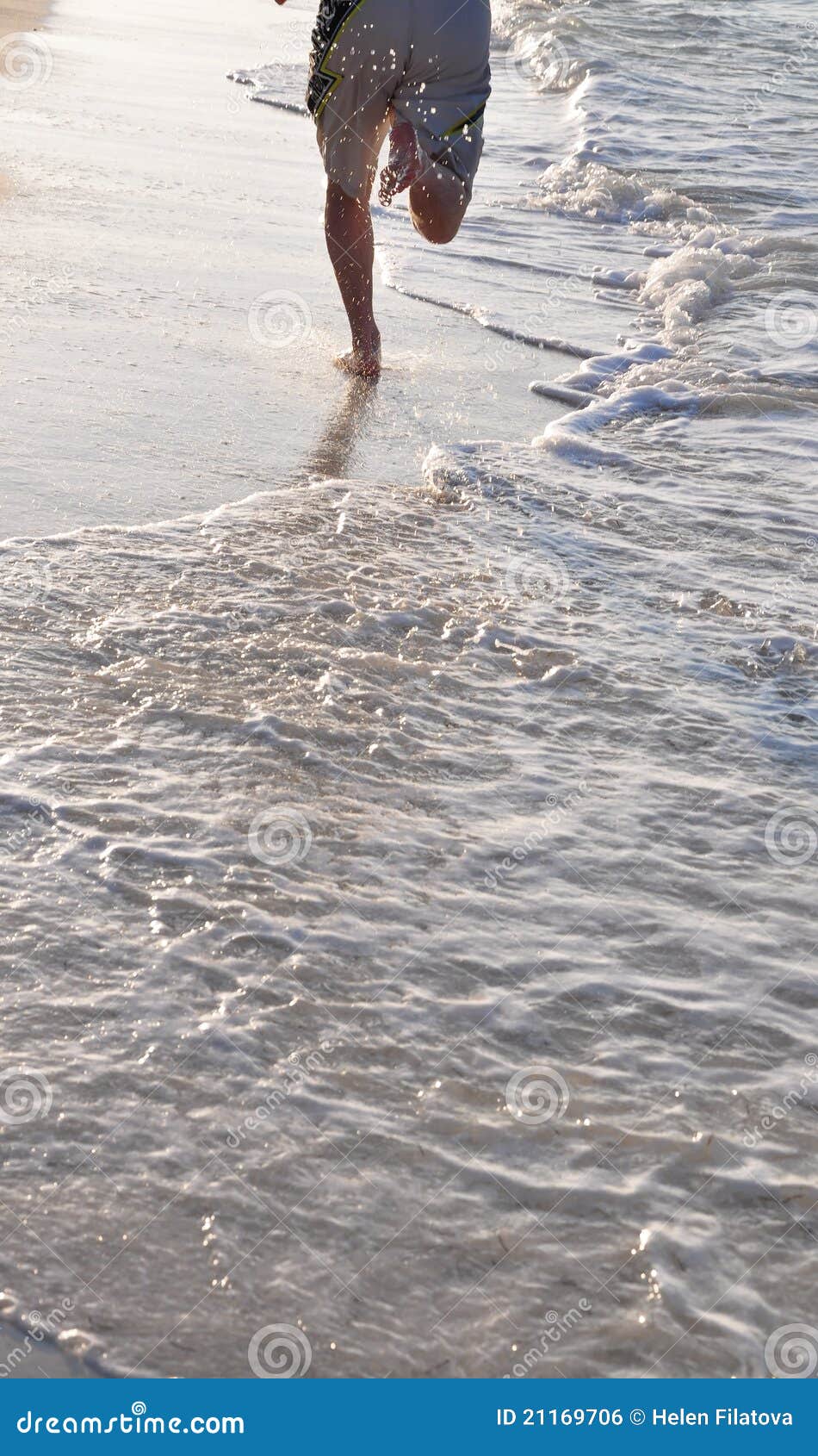 Beach runner stock photo. Image of sand, nature, shore - 21169706