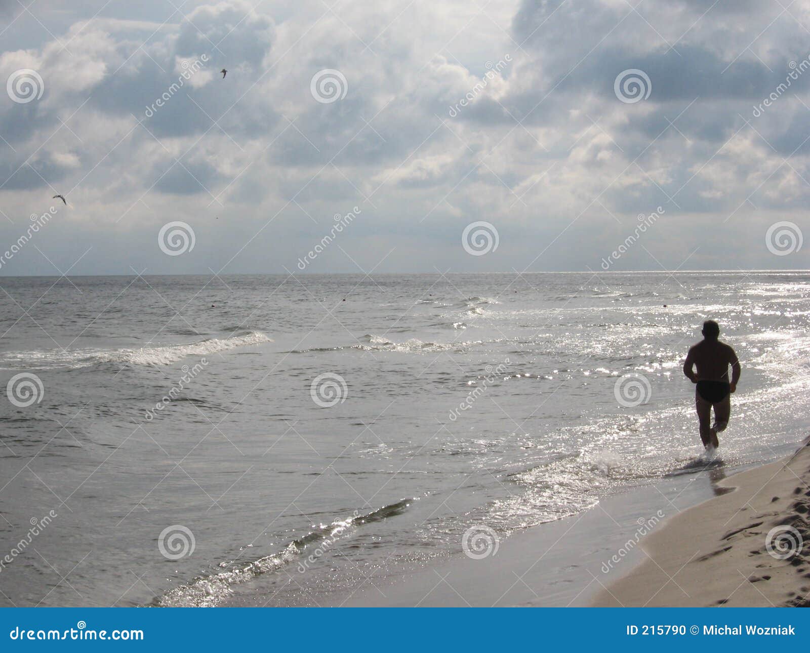 Beach runner stock photo. Image of vacation, green, baltic - 215790