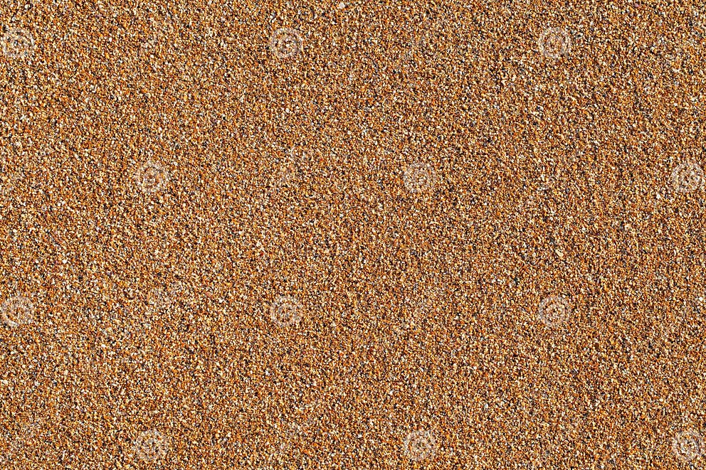 Beach Sand Close-up Top View, Uniform Texture Background Stock Image ...